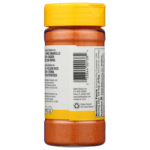 BADIA: Sazon with Saffron, 7 oz
