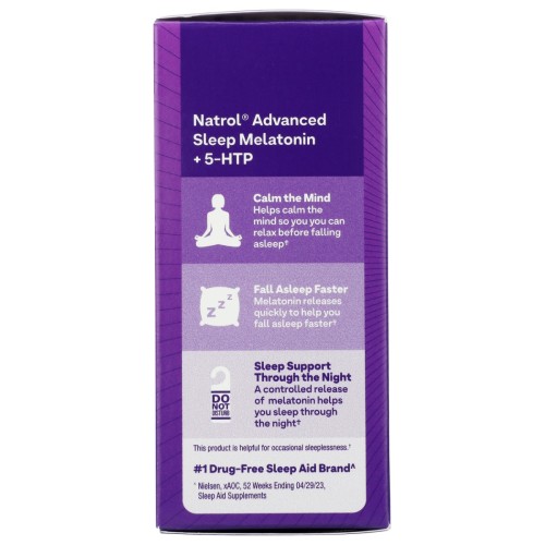 NATROL: Melatonin 5 HTP, 60 tb