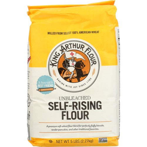KING ARTHUR: Unbleached Self-Rising Flour, 5 lb