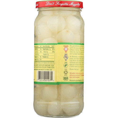 MEZZETTA: Imported Cocktail Onions, 16 oz