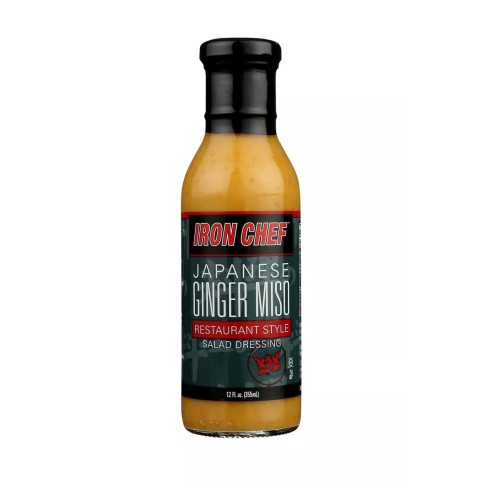 IRON CHEF: Dressing Ginger Miso, 12 oz