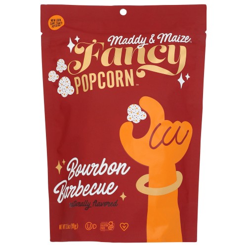MADDY & MAIZE: Bourbon Bbq Popcorn, 3.5 oz