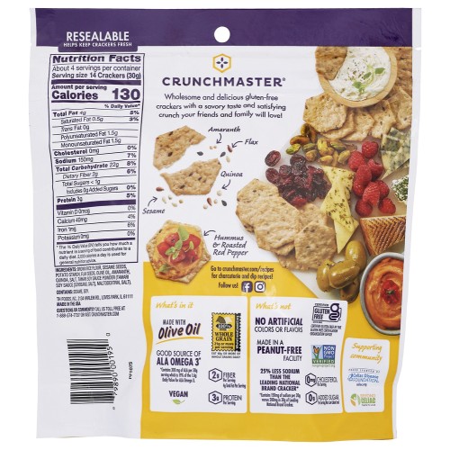 CRUNCHMASTER: Cracker Multiseed Orig, 4 oz