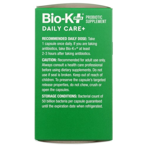 BIO K: Probiotic Daily 50Bil, 30 CP