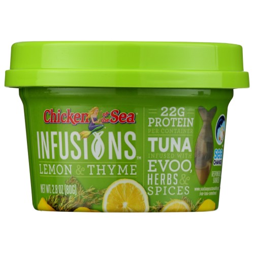CHICKEN OF THE SEA: Tuna Lemon Thyme Infusion, 2.8 oz