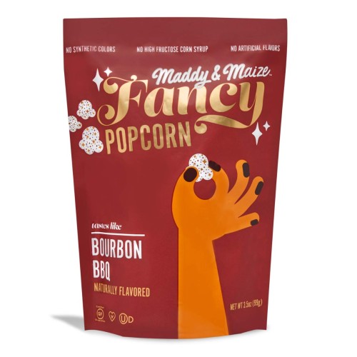 MADDY & MAIZE: Bourbon Bbq Popcorn, 3.5 oz
