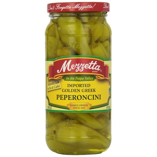 MEZZETTA: Golden Greek Peperoncini, 16 oz