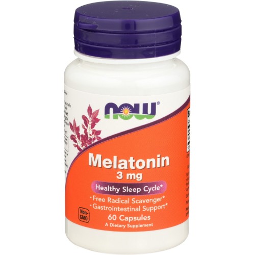 NOW: Melatonin 3mg, 60 vc