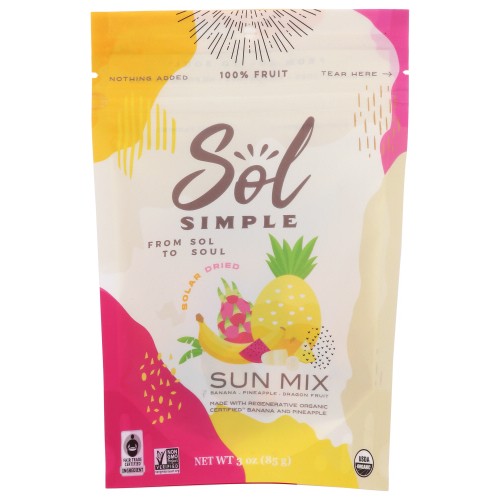 SOL SIMPLE: Solar Dried Organic Sun Mix, 3 oz