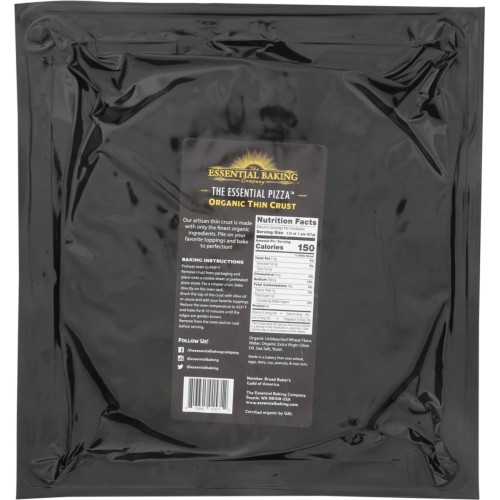 THE ESSENTIAL BAKING COMPANY: Thin Artisan Pizza Crust, 12 oz